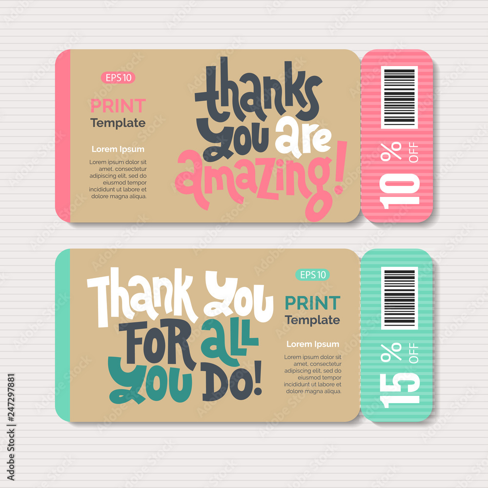 Thank you quotes and stickers Stock Vector | Adobe Stock
