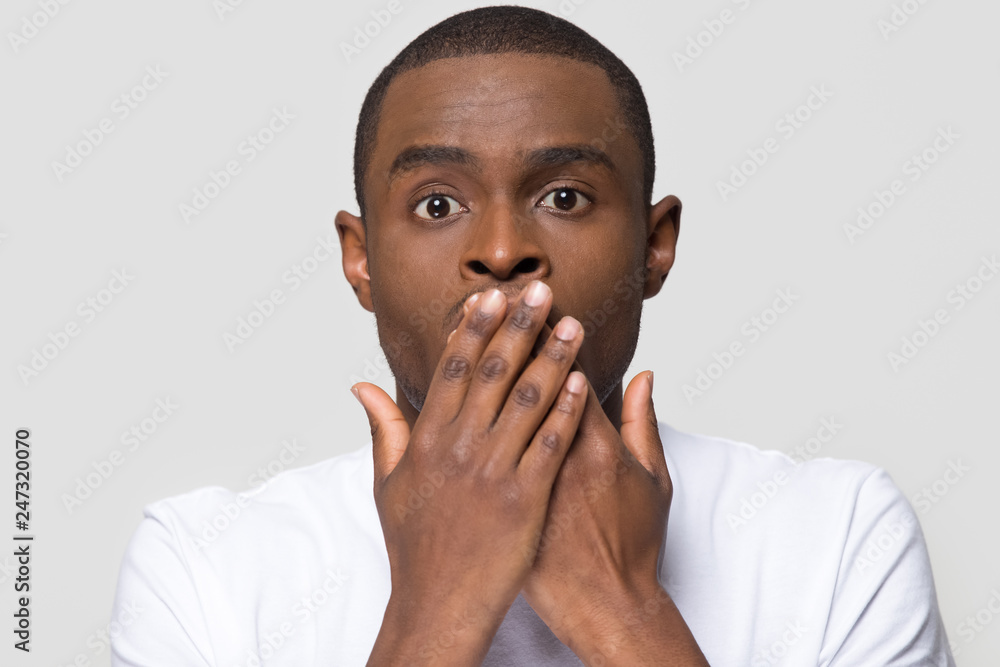 Scared Black Guy Face