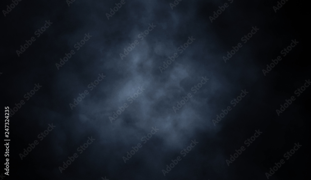Blue misty smoke background. Abstract texture Stock Illustration ...