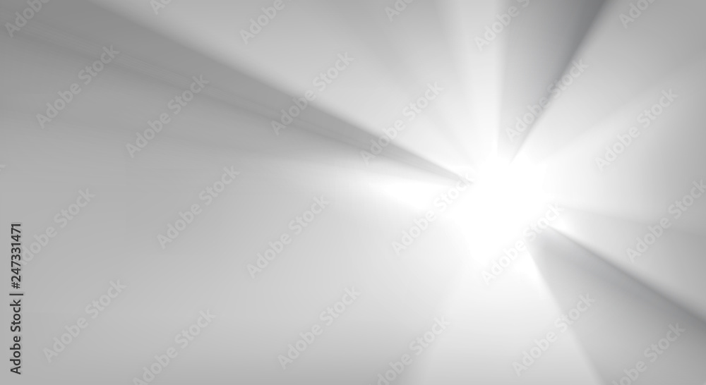 black and white rays background, vector illustration Stock Vector ...