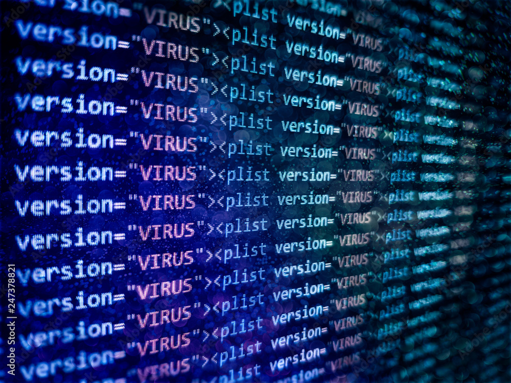 Virus Detected Alert Message Scanning And Identifying Computer Virus Inside Binary Code