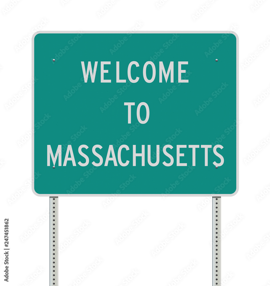 Blank Welcome Road Signs