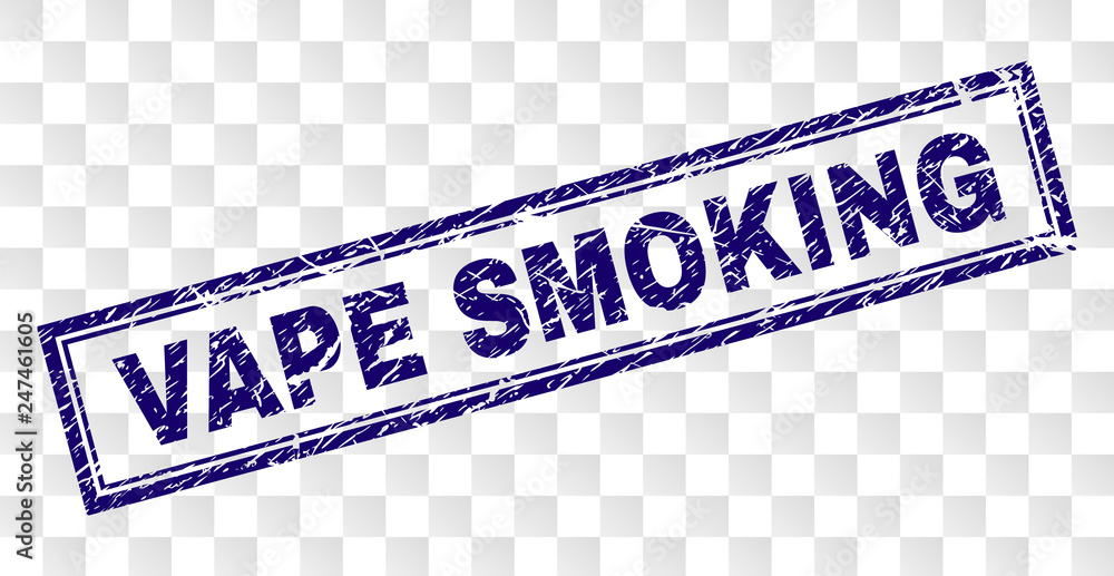 Vetor de VAPE SMOKING stamp seal print with rubber print style and ...