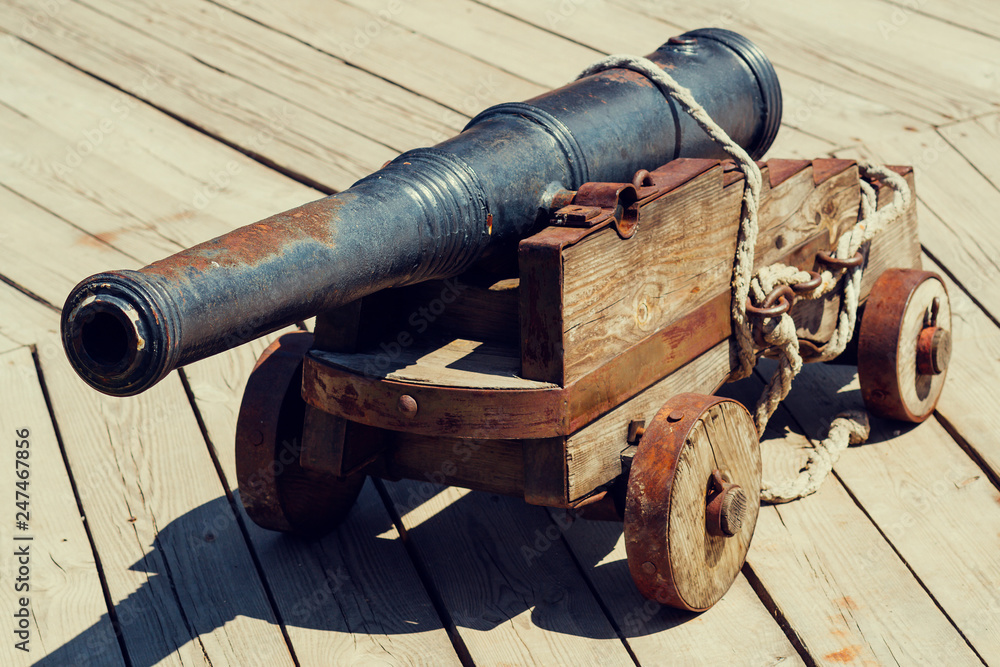 ancient cannon, ancient medieval weapons, antique weapons Stock Photo ...
