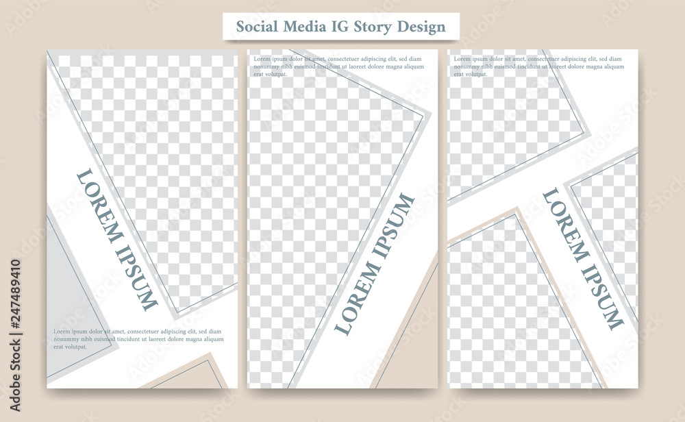 Diagonal square frame editable ig instagram story banner streaming ...