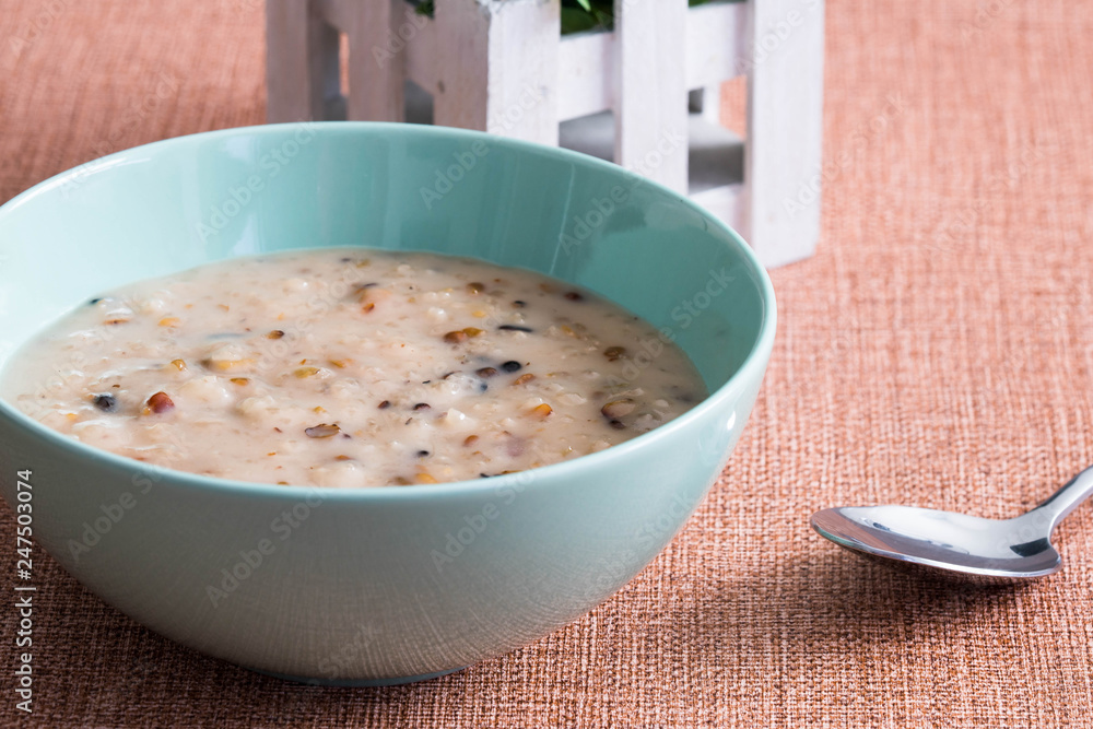 toasted mongo bean in rich creamy coconut milk also known as ginataang ...