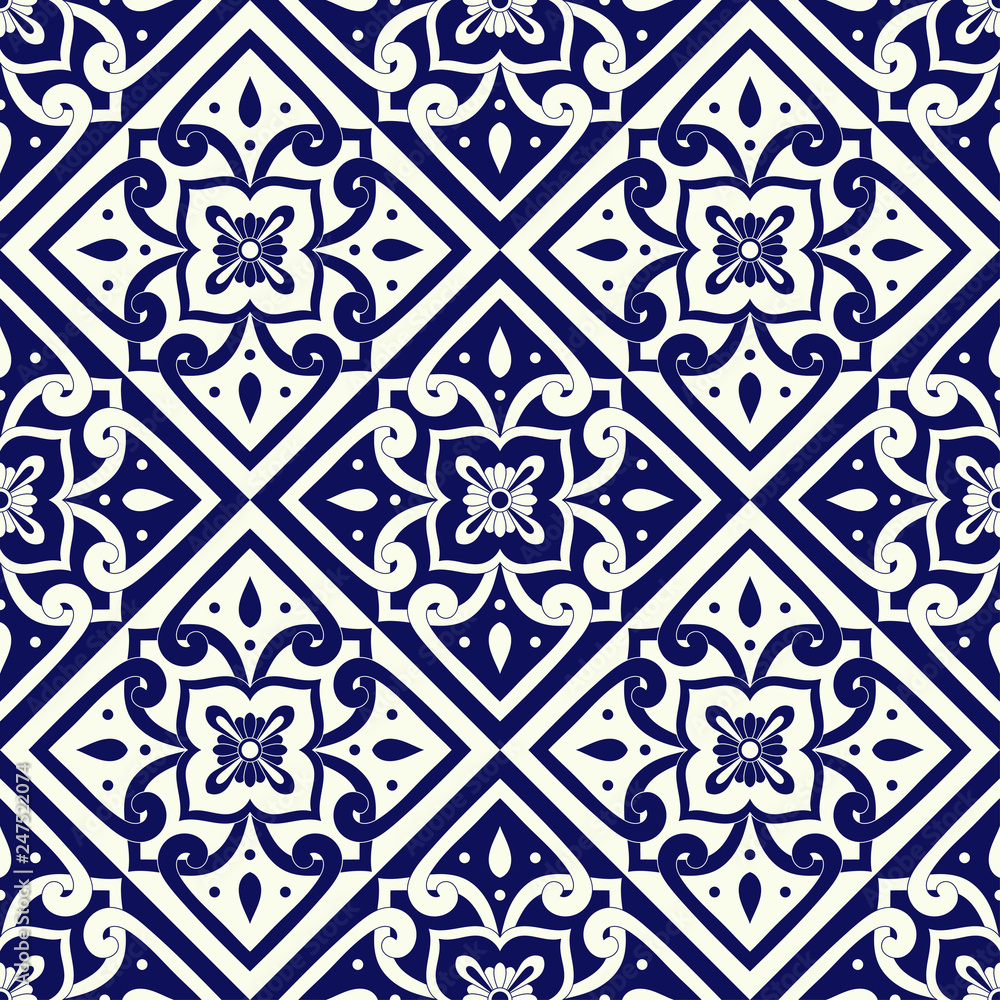 Mexican Tile Vector Pattern
