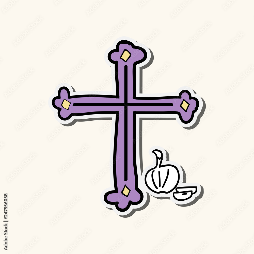 Crosses of christian religion. Set of divine symbols in shape of cross ...