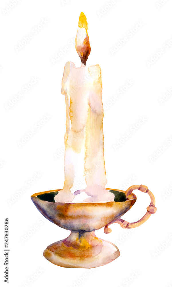 Candle Stock Illustration | Adobe Stock