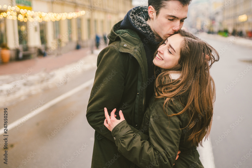 Foto De Theme Love And Romance Caucasian Young People Heterosexual