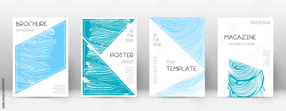 Cover page design template. Triangle brochure layo Stock Vector | Adobe ...