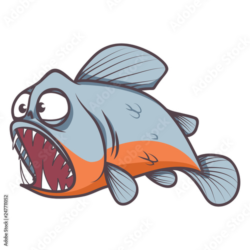 Scared Fish Clipart