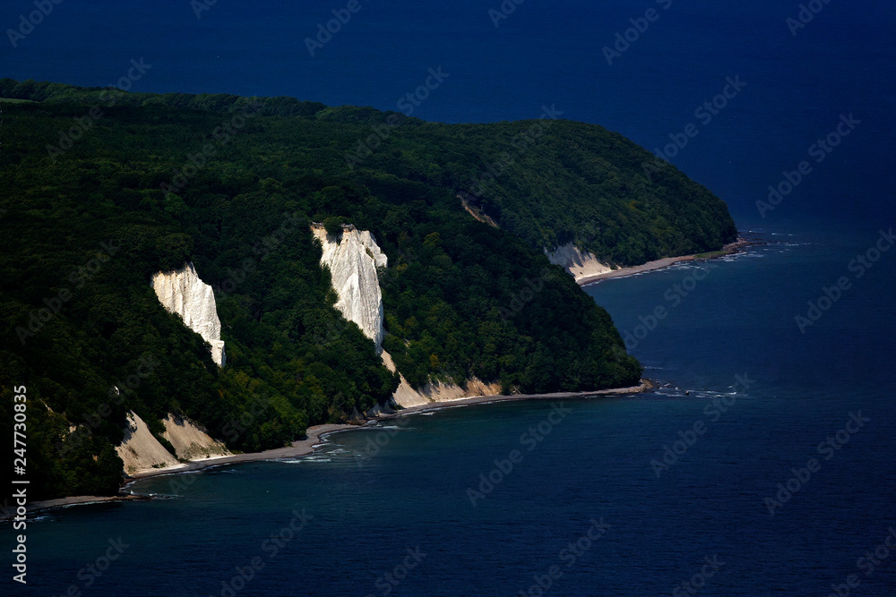 Foto Stock Insel Ruegen, Kreidefelsen, Nationalpark Jasmund, bei ...