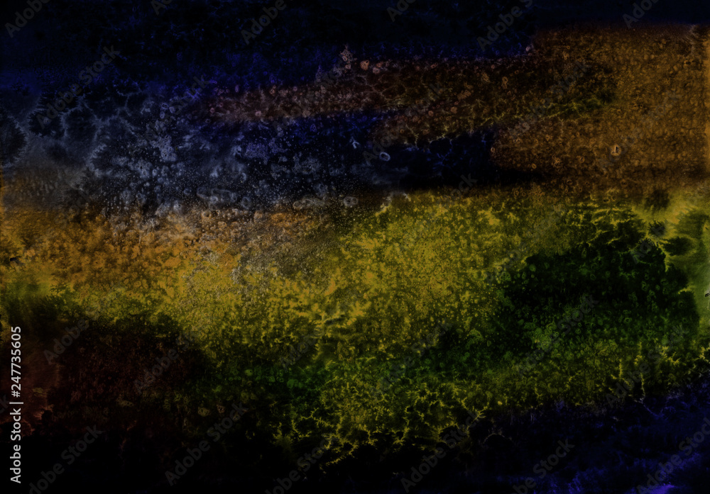 Texture of watercolors with salt. Background. Watercolor background ...