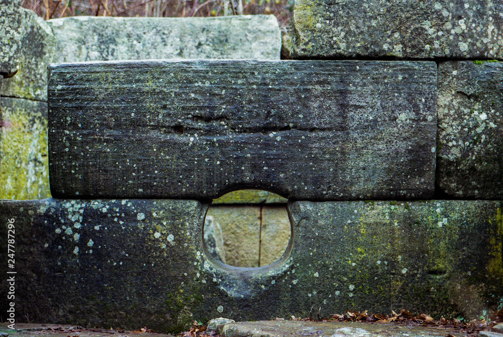 Megalithic building of the bronze age, the dolmen of village Pshada ...