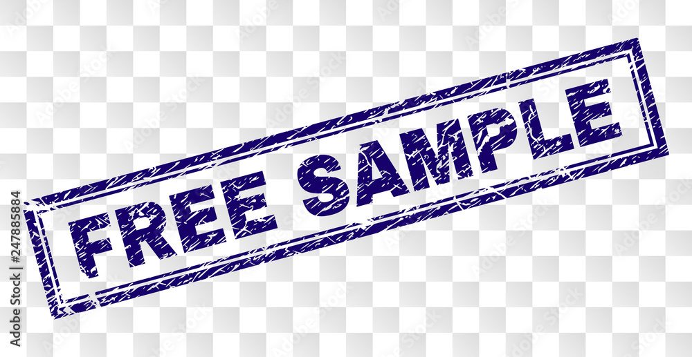 FREE SAMPLE stamp seal print with dirty style and double framed ...