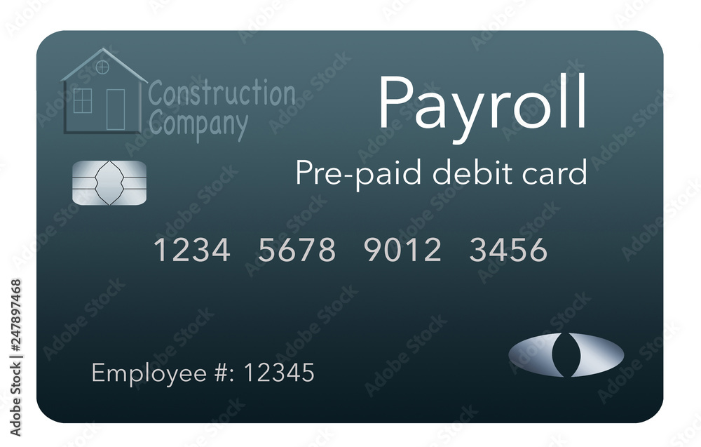 Here is a payroll debit card. It is a pre-paid debit card used to pay ...