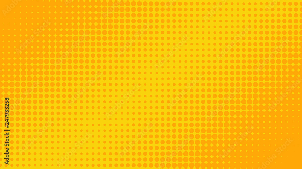 Retro comic pop art style gradient Dotted background. Halftone design ...
