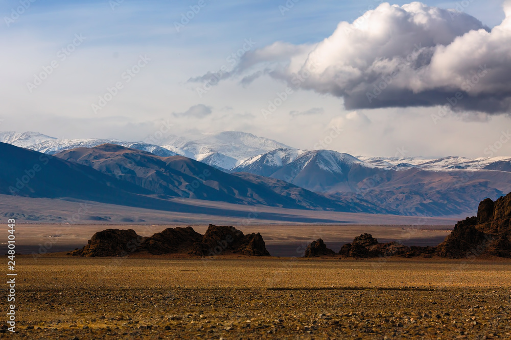 Mongolian Mountain Landscape