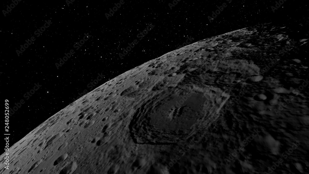 Moon surface / Realistic moon / The Moon is an astronomical body that ...