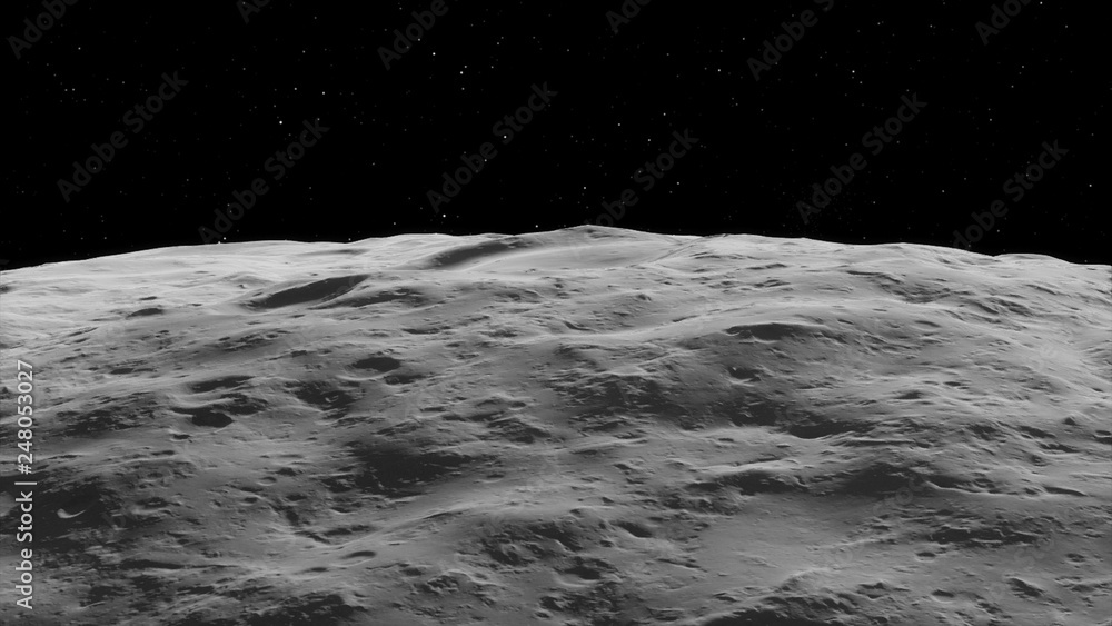 Moon surface / Realistic moon / The Moon is an astronomical body that ...