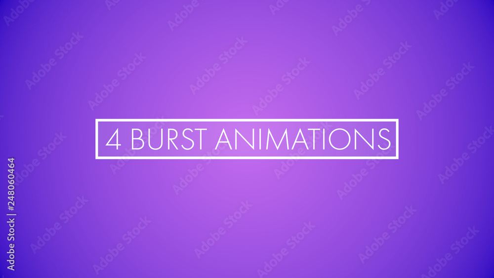 Burst Titles Stock Template | Adobe Stock