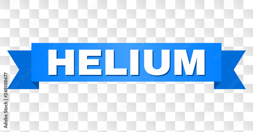 Vecteur Stock HELIUM text on a ribbon. Designed with white title and ...