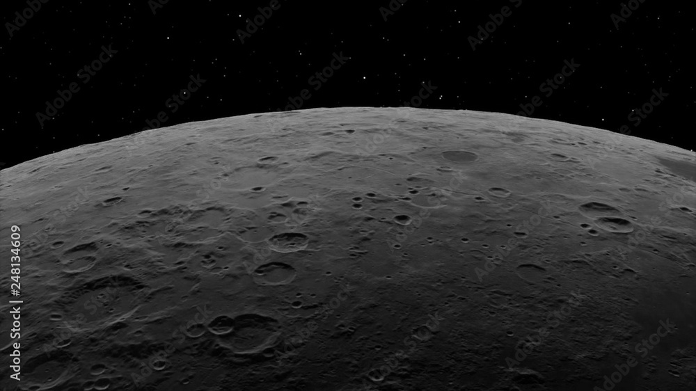 Half Moon Background / Realistic moon / The Moon is an astronomical ...