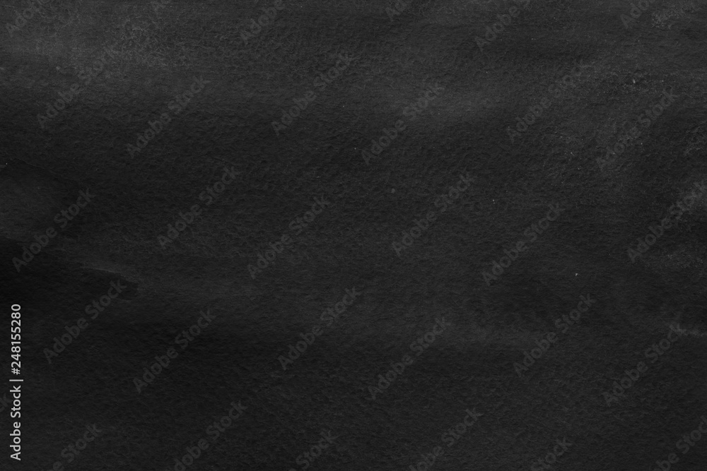 Black watercolor texture with abstract washes and brush strokes on the ...