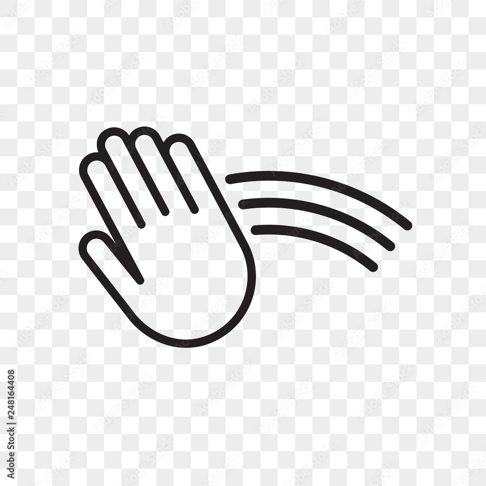 Hand sensor vector icon. Hand towel and soap dispenser, automatic hand ...