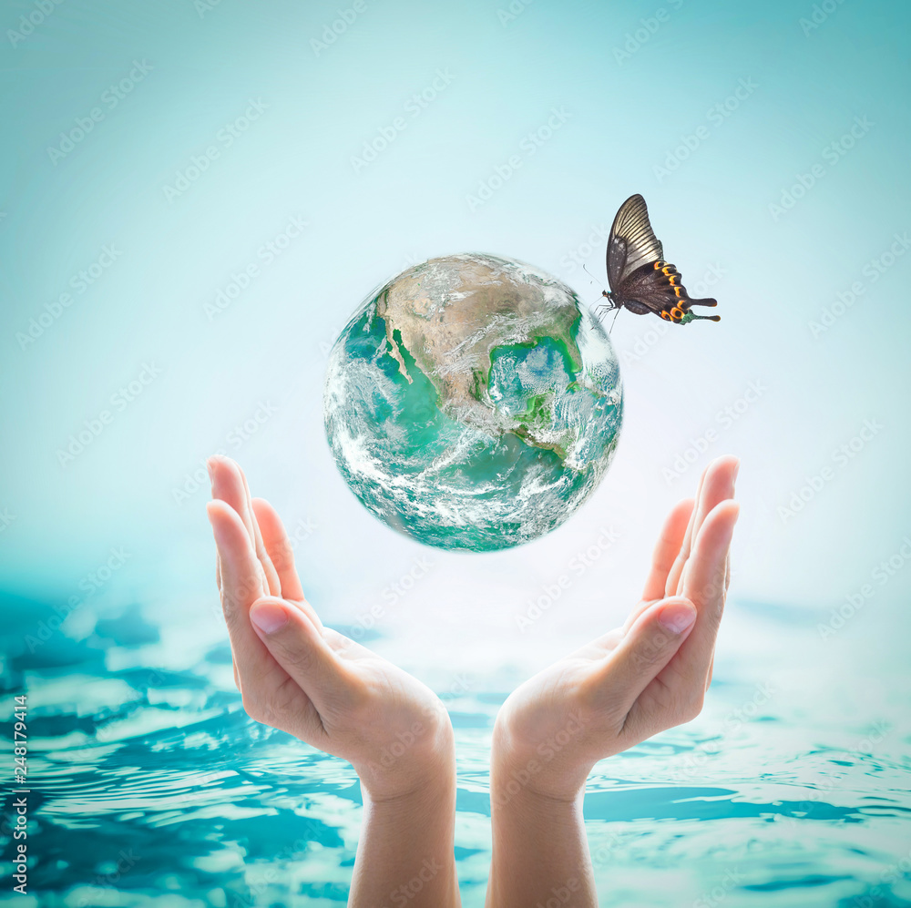 World ocean day, saving water, environmental protection, sustainable ...