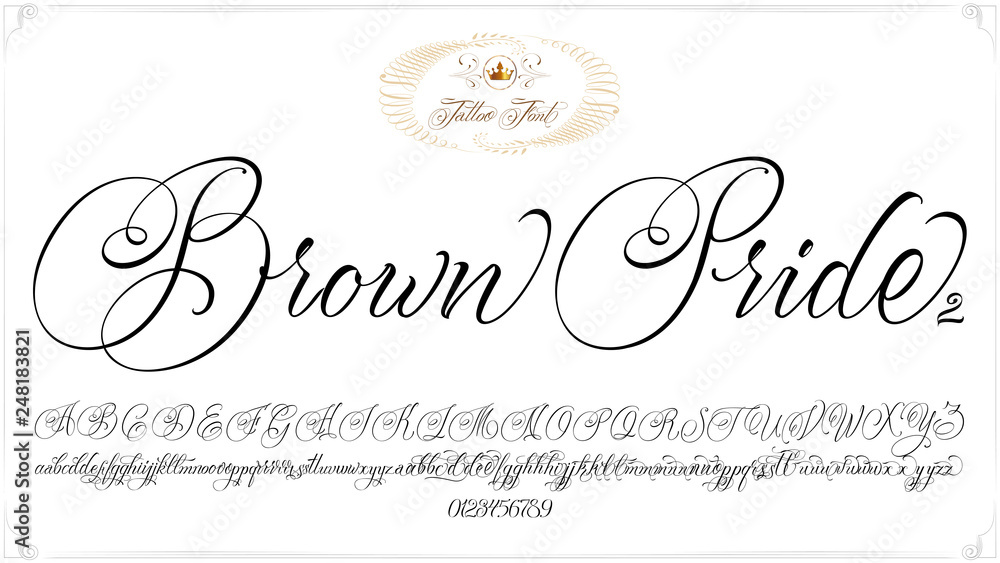 Brown Pride Lettering