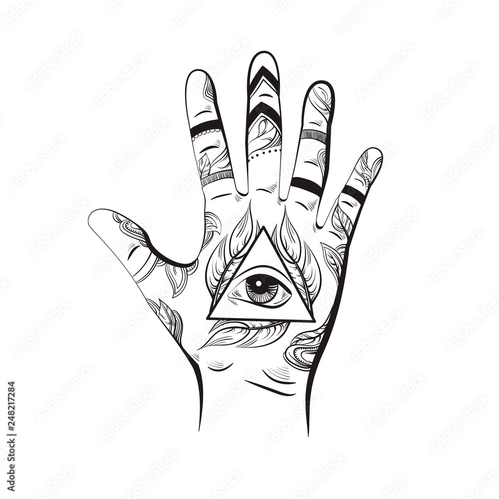 New World Order Hand Symbol