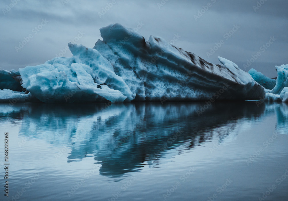 Ice mirror Stock Photo | Adobe Stock