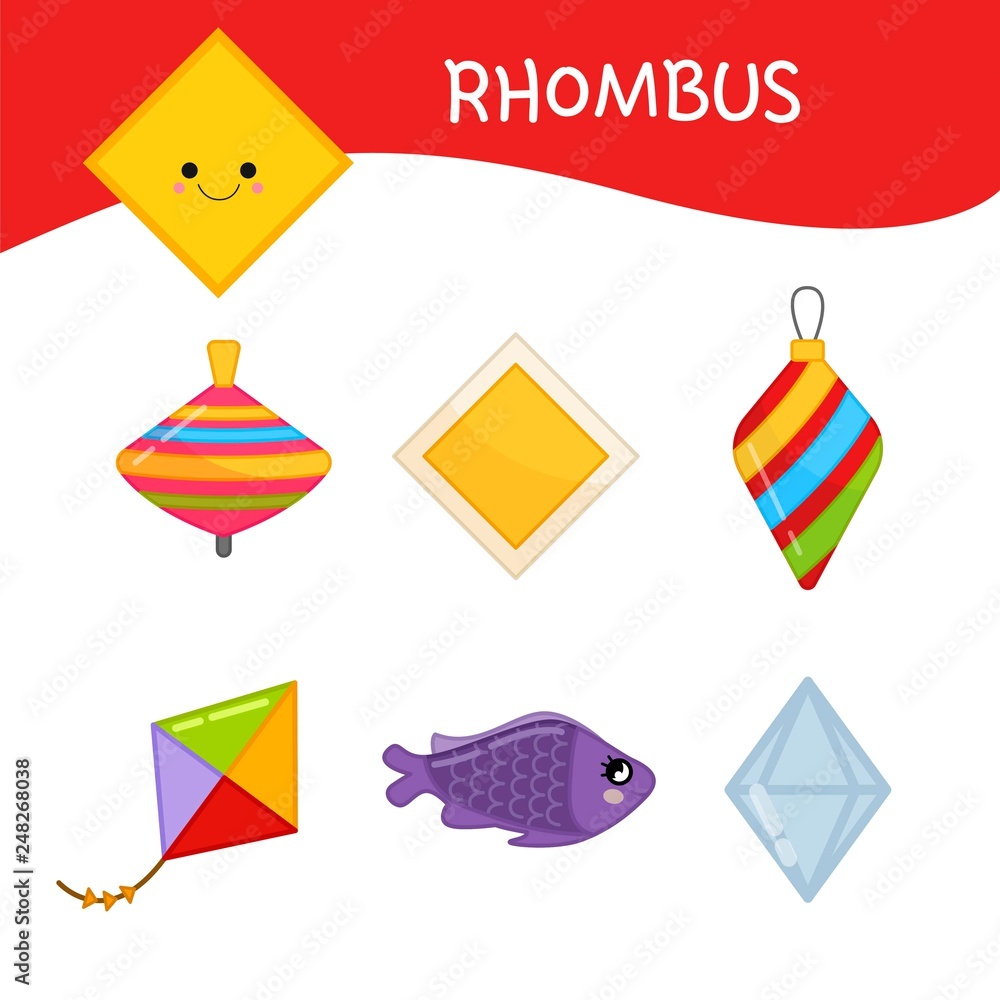 Rhombus Shaped Objects