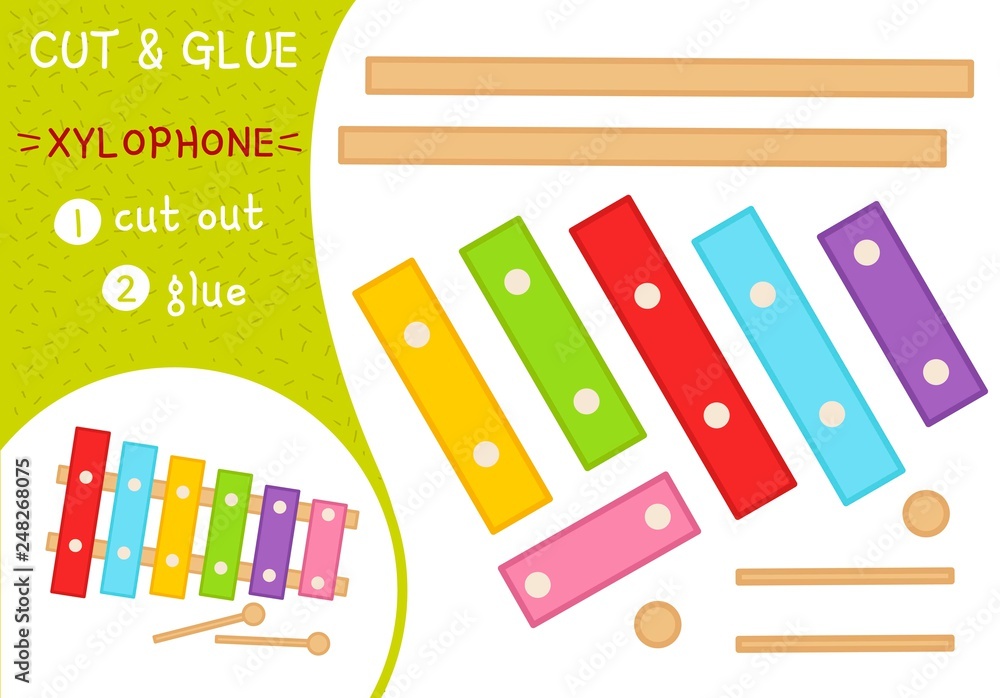 Education paper game for preshool children. Vector illustration ...