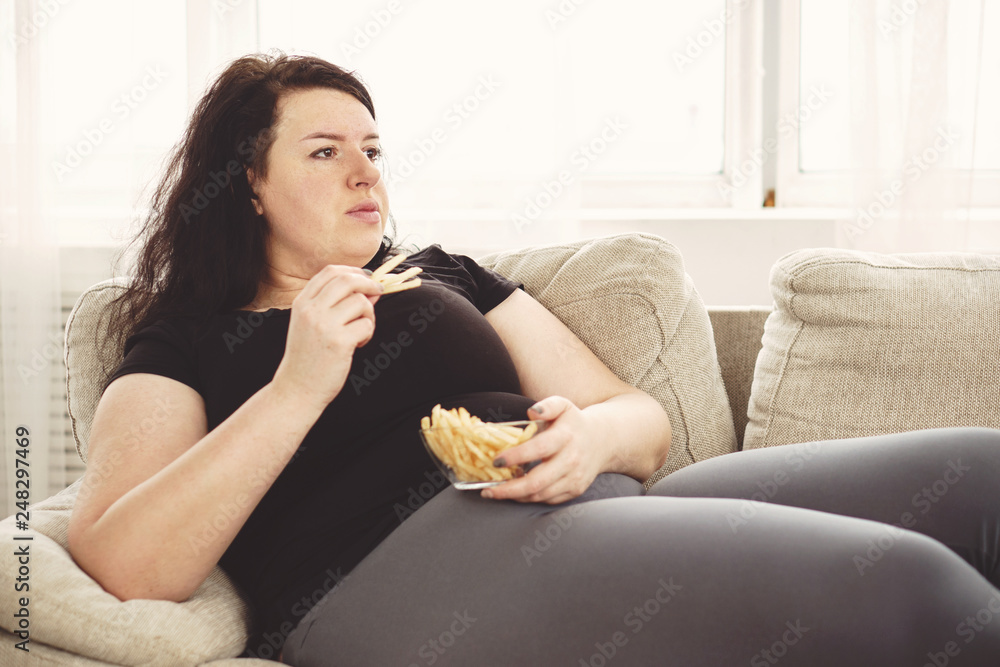 overeating, sedentary lifestyle, bad habits, food addiction, eating ...