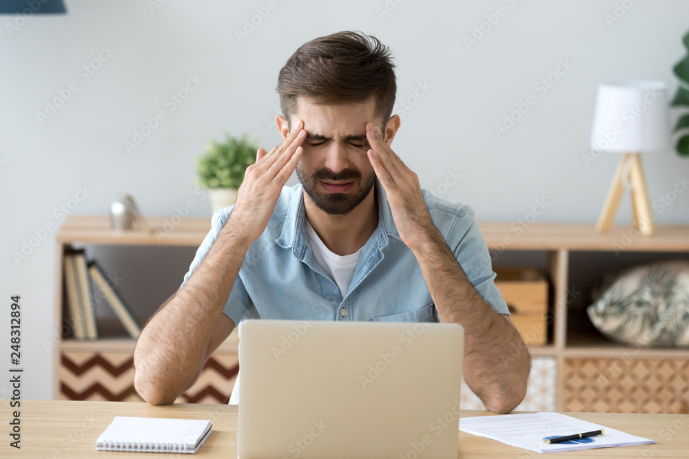 Tired Guy At Work