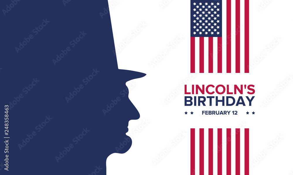 Abraham Lincoln’s Birthday. National holiday in the United States ...
