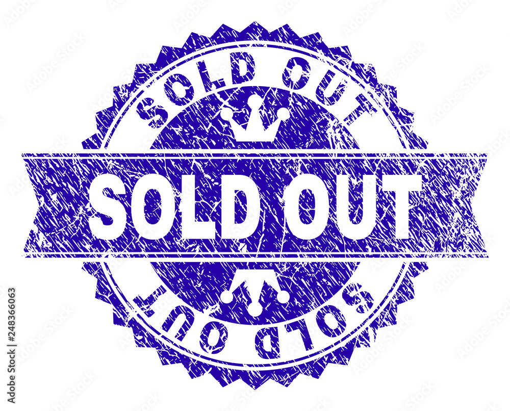 SOLD OUT rosette stamp seal watermark with grunge texture. Designed ...