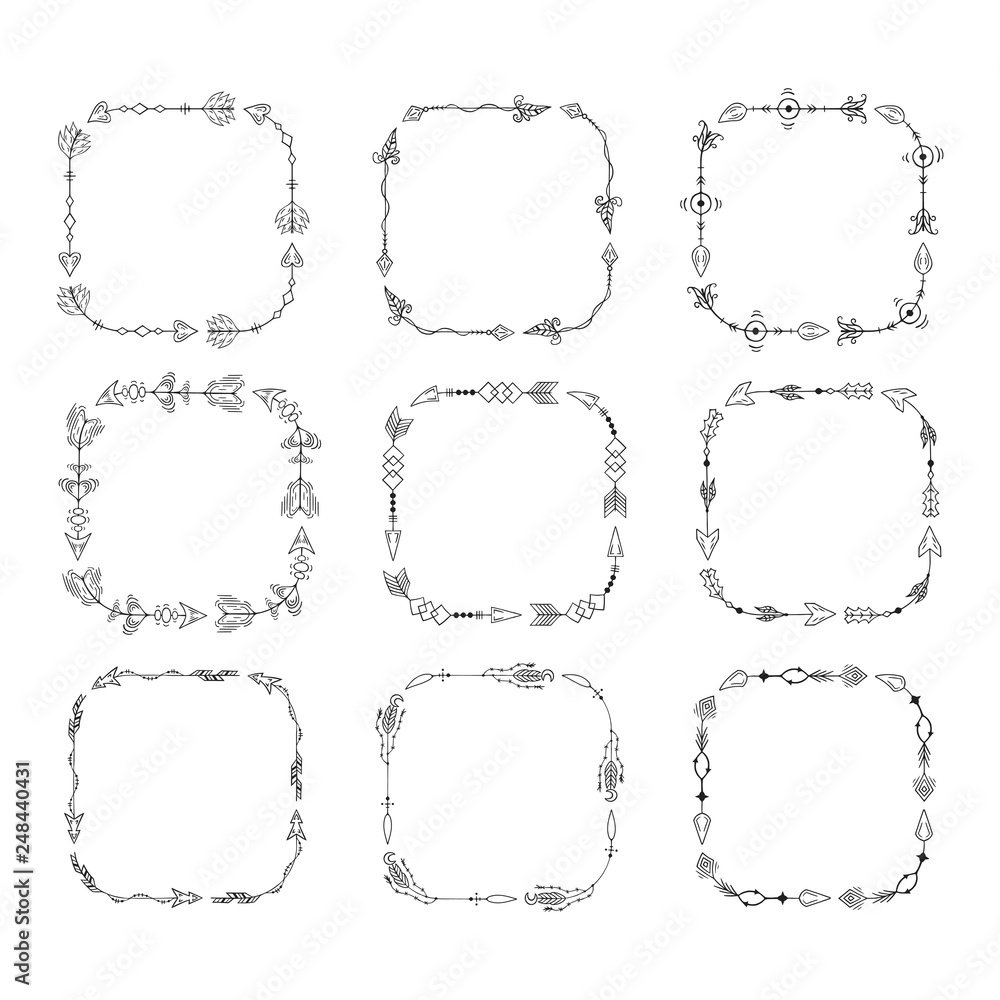 Aztec Border Tattoo Designs
