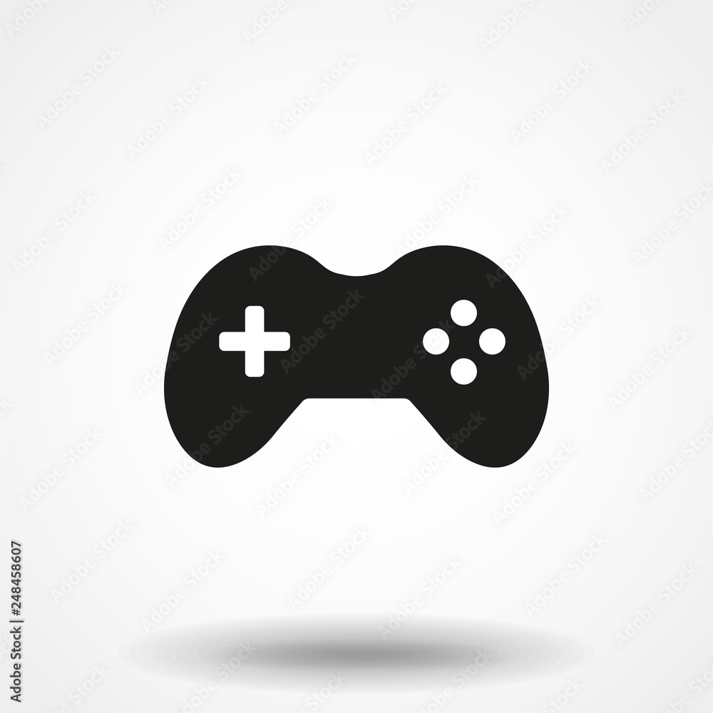 Joystick icon vector, game symbol. Play pictogram, flat vector sign ...