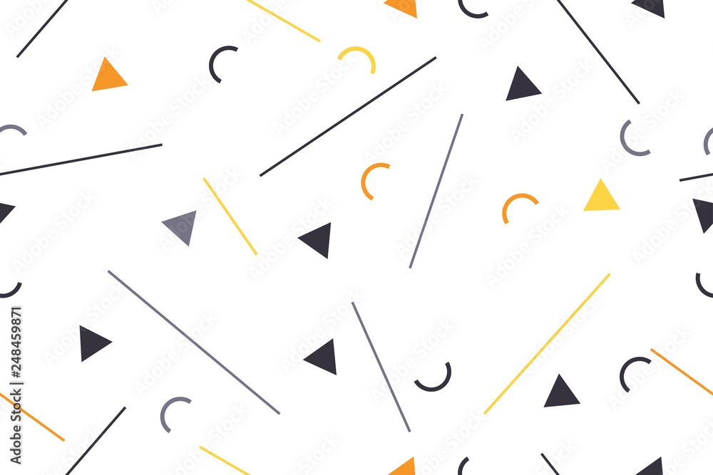 Vecteur Stock Seamless, abstract background pattern made with lines and ...