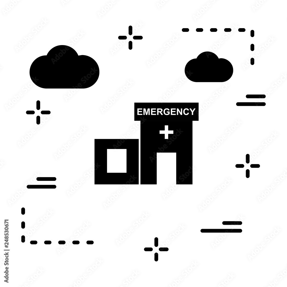 Vector emergency icon Stock Vector | Adobe Stock