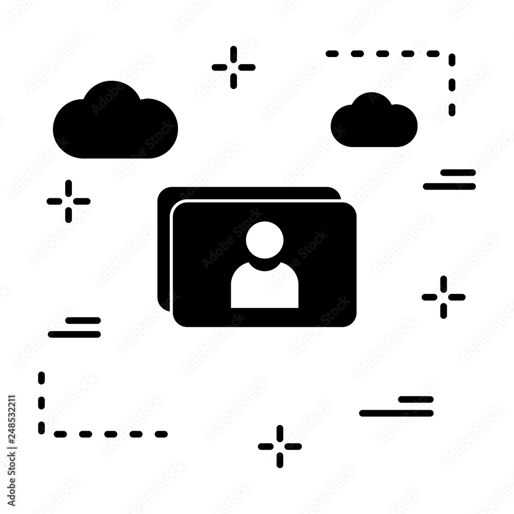 Vector card icon Stock Vector | Adobe Stock