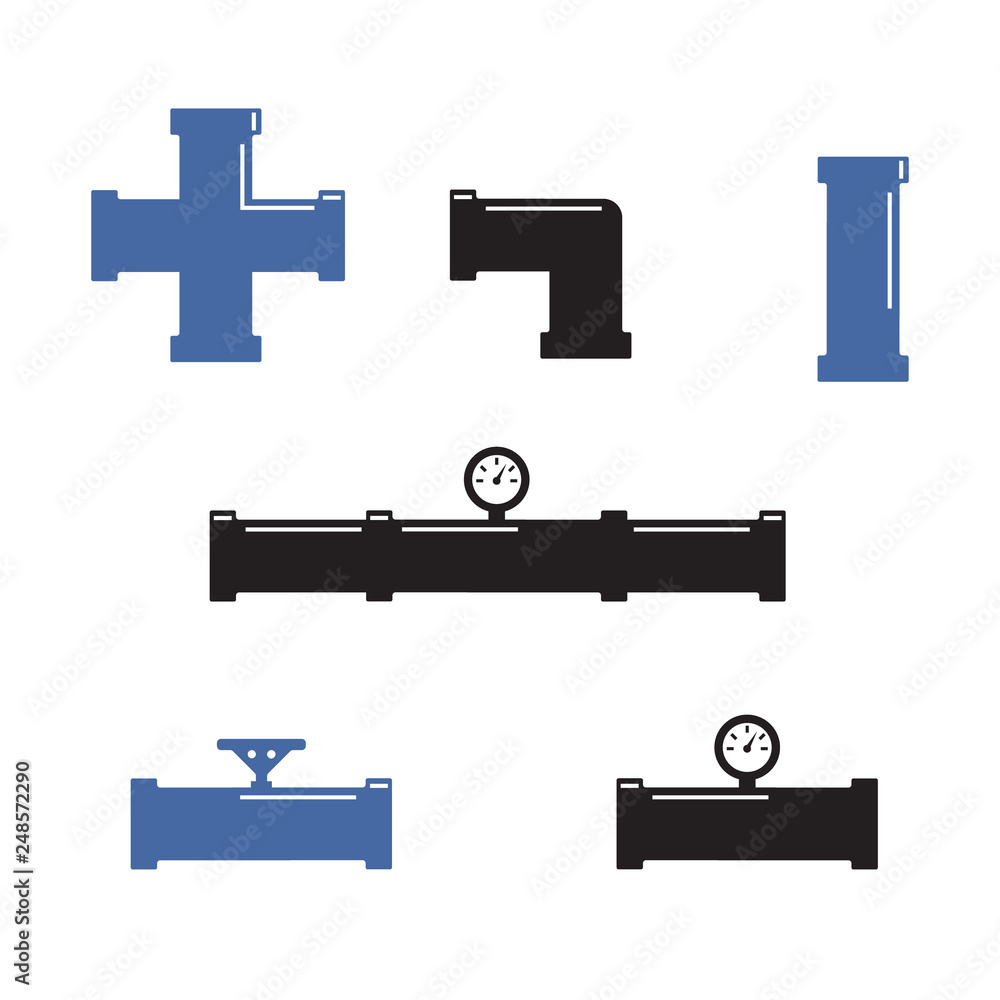 Plumbing Pipes Vector