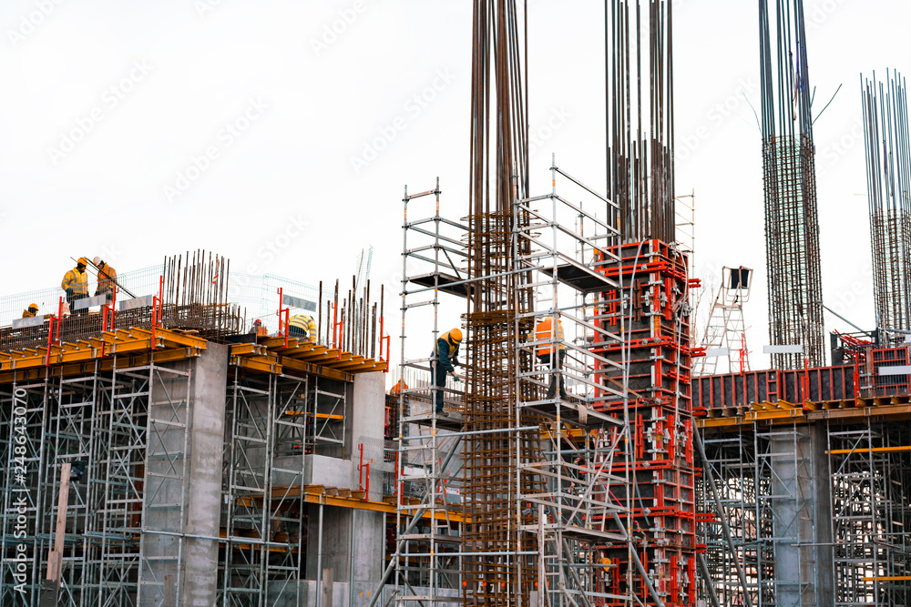 Knitting valves for load-bearing walls. Monolithic frame construction ...