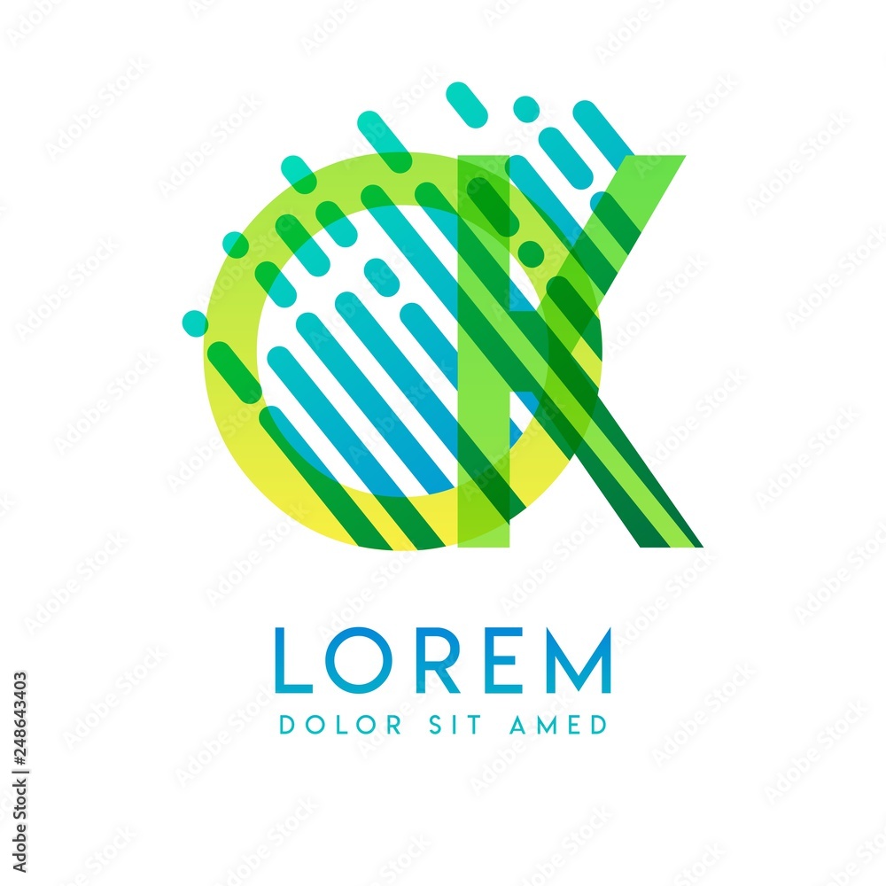 OK logo with the theme of galaxy speed and style that is suitable for ...