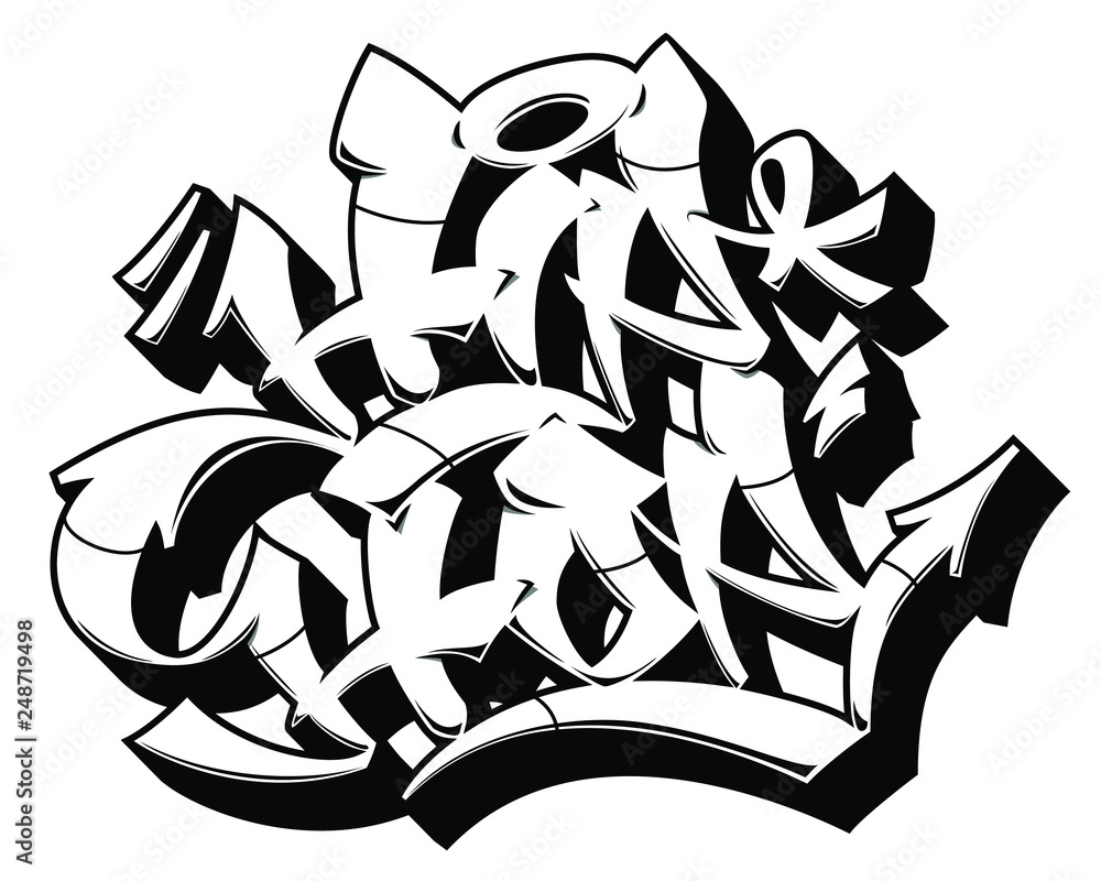 The Word Style In Graffiti