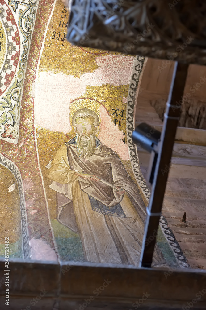 Fethiye Museum interior in Istanbul. Also known as the Church of ...